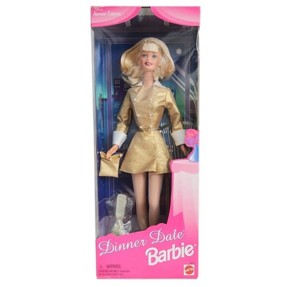 Mattel | Toys | Vtg Dinner Date Barbie Doll Special Edition 997 Gold ...